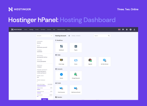 What is hPanel of Hostinger?